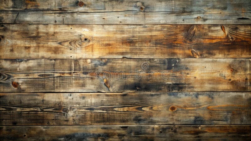 Rustic Weathered Wooden Planks Background Texture Featuring Horizontal ...