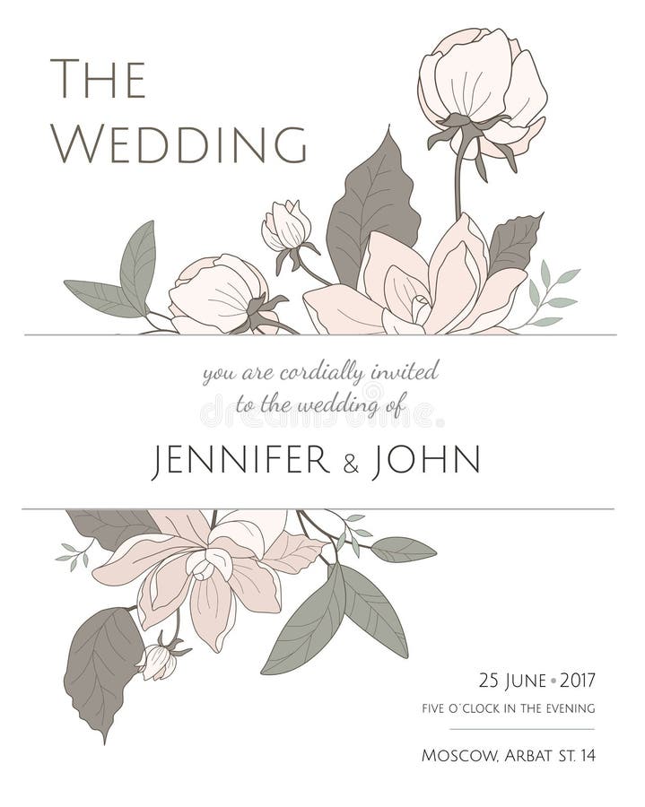 Rustic wedding card stock vector. Illustration of decor - 98794942