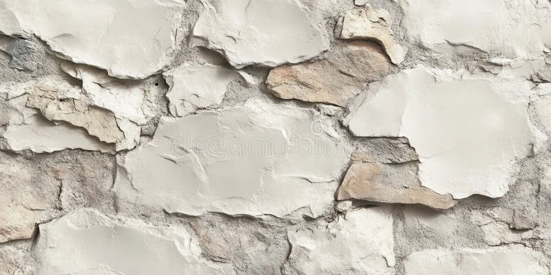 Rustic White Stone Wall Texture Background Grey Beige Natural Design ...