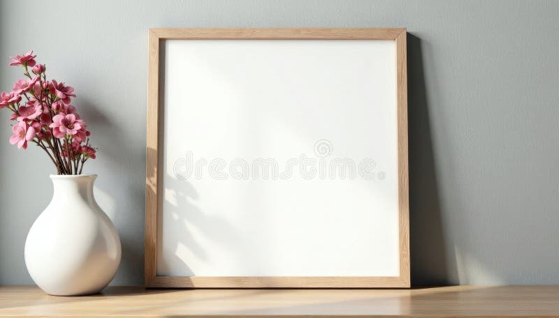 Rustic White Wood Frame Mockup, Perfect for Art Display, Frame, Texture ...