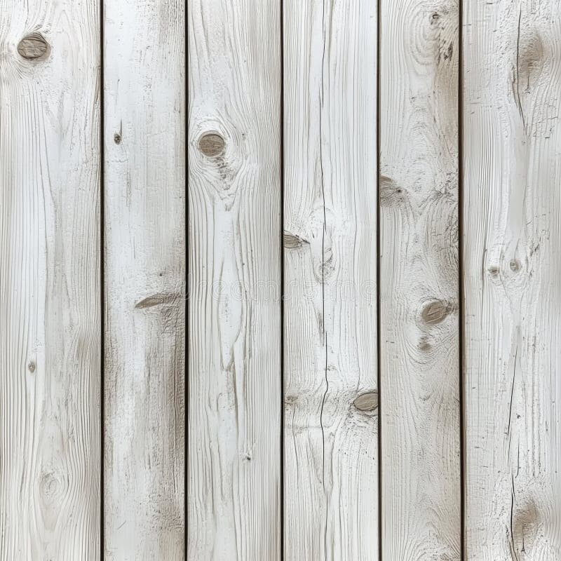 Rustic Whitewashed Wooden Planks with Natural Grain Pattern Stock Image ...