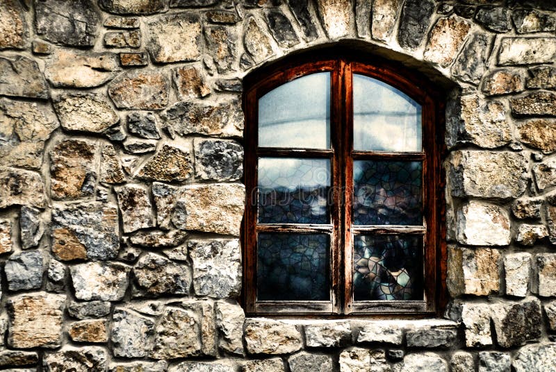 Rustic window stock photo. Image of castle, home, urban - 10994598