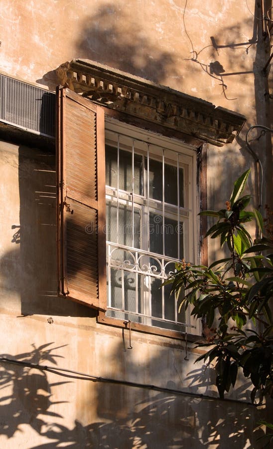 Old Rustic Window Background Provence France Stock Photo - Image of ...
