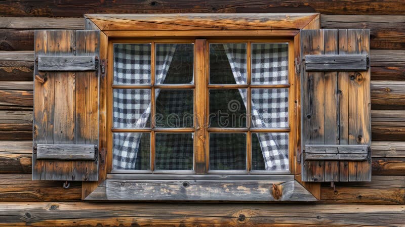 Window Log Cabin Stock Illustrations – 2,278 Window Log Cabin Stock ...