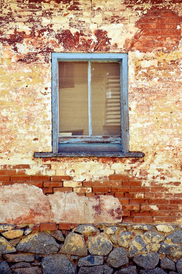 Rustic Window of Historic Cottage Stock Image - Image of rustic ...