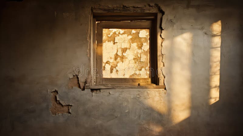 Rustic window sun stock illustration. Illustration of walls - 373969993