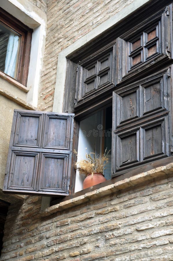 Rustic window stock image. Image of rustic, exterior - 97455125