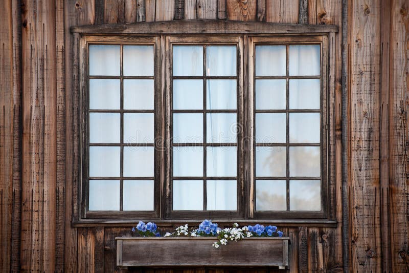 Rustic Windows stock photo. Image of design, rustic, alyssum - 23515774