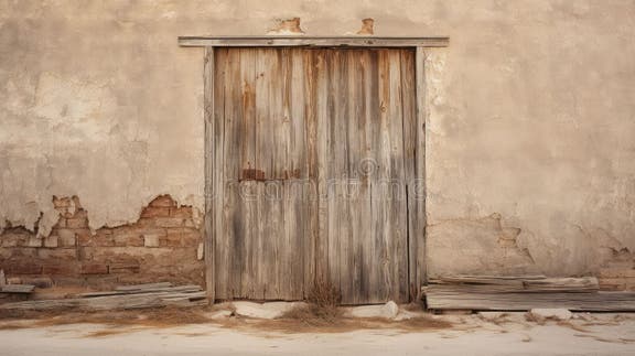 Rustic windows and doors stock illustration. Illustration of hardware ...