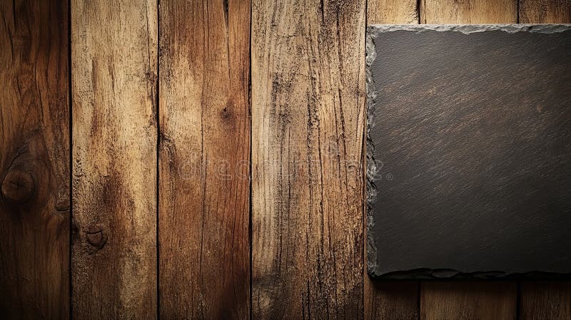 Rustic Wood Background Slate Menu Mockup Stock Photo - Image of mockup ...