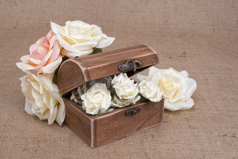 Rustic Wood Box stock image. Image of inside, single - 29193207