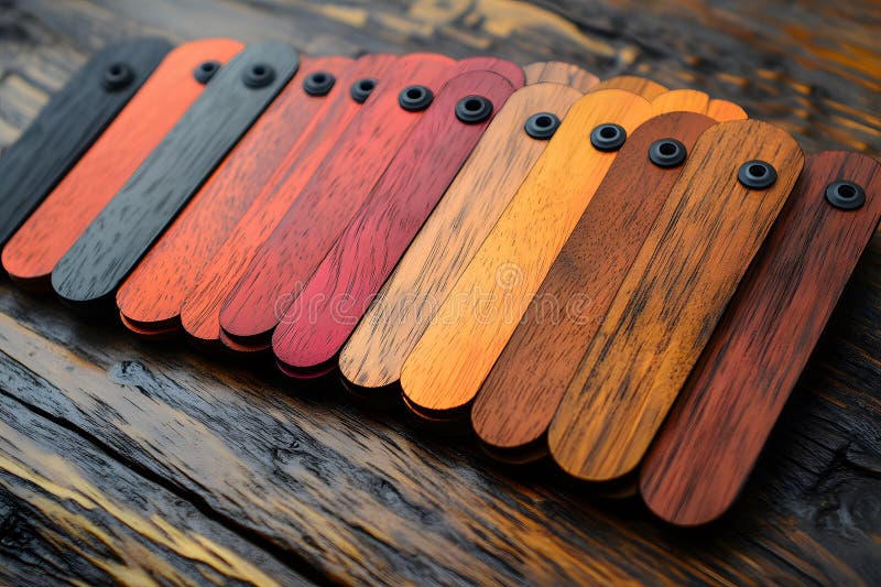 Rustic Wood Finish Sample Collection for Interior Design Projects ...