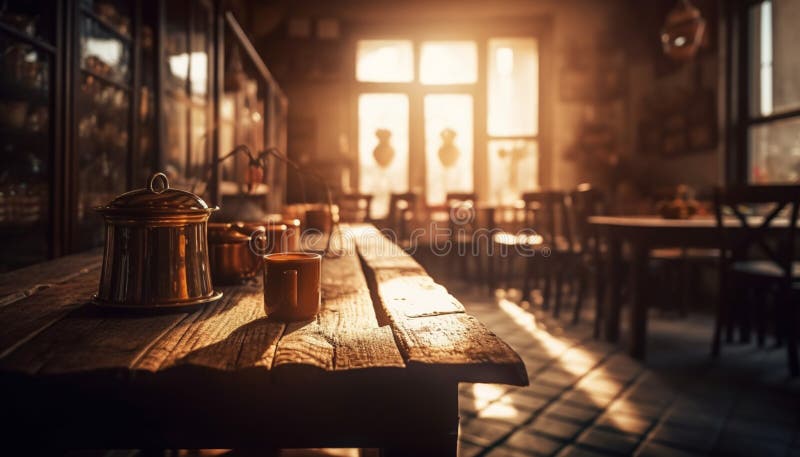 Rustic Wood Flooring and Antique Lanterns Illuminate the Cozy Bar ...