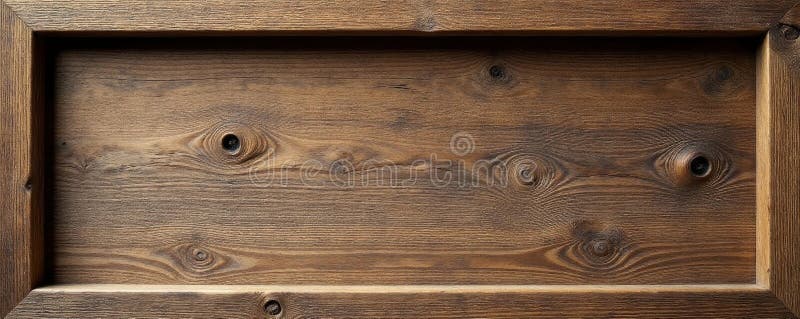 Rustic Wood Frame, Textured Surface, Isolated , Brown, Photo Prop Stock ...