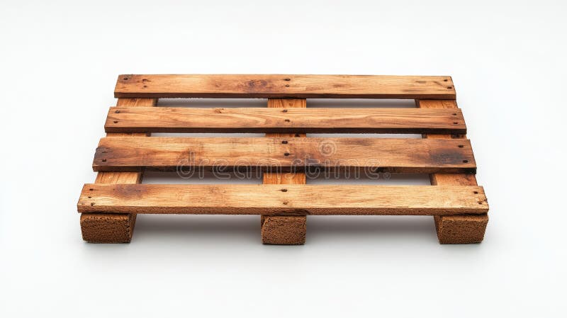 Rustic Wood Pallet Background White Surface Top View Copy Space for ...