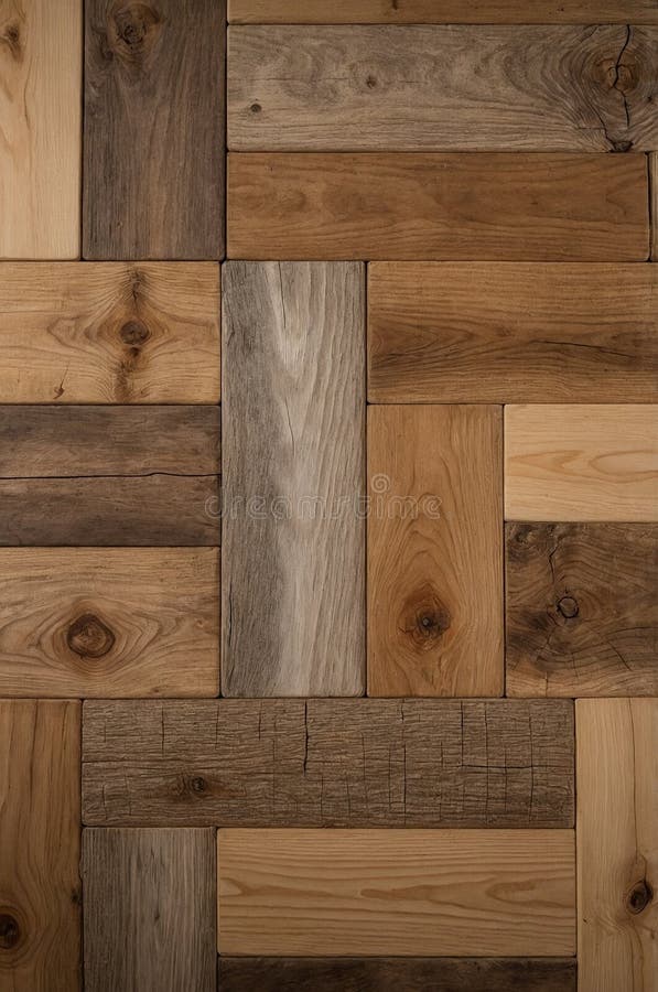 Rustic Wood Paneling Texture. Varied Tones and Grain Patterns Create a ...