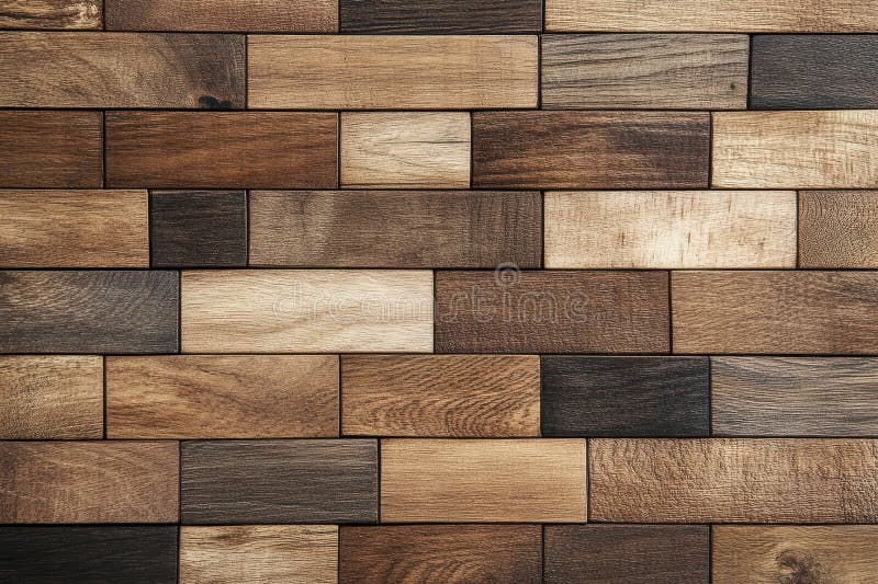 Rustic Wood Paneling Wall Texture Brown Tones Stock Illustration ...