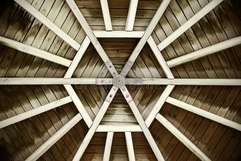 Rustic Wood roof stock image. Image of ruined, carpenter - 194883577