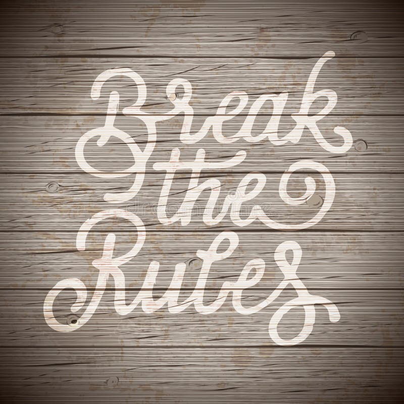 Rustic wood with slogan stock vector. Illustration of text - 101005904