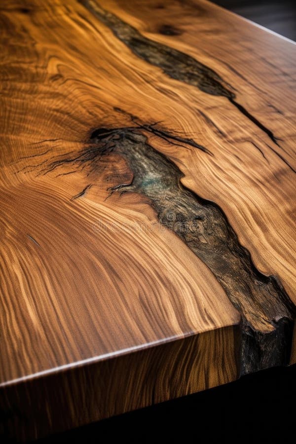 Rustic Wood Table Surface with Natural Imperfections Stock Illustration ...