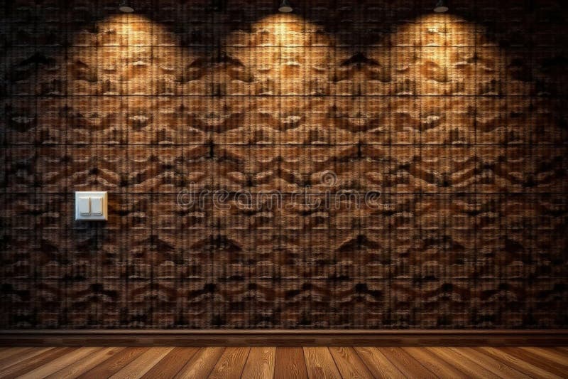 Rustic Wood Wall, Acoustic Panels, Light Switch, House, Electrical ...