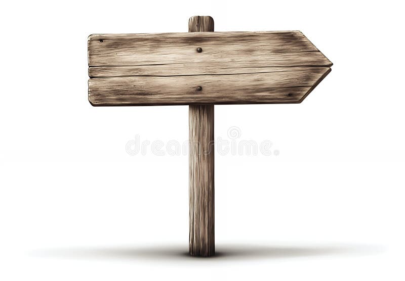 Rustic Wooden Arrow Sign with a Blank Surface Perfect for Adding Your ...