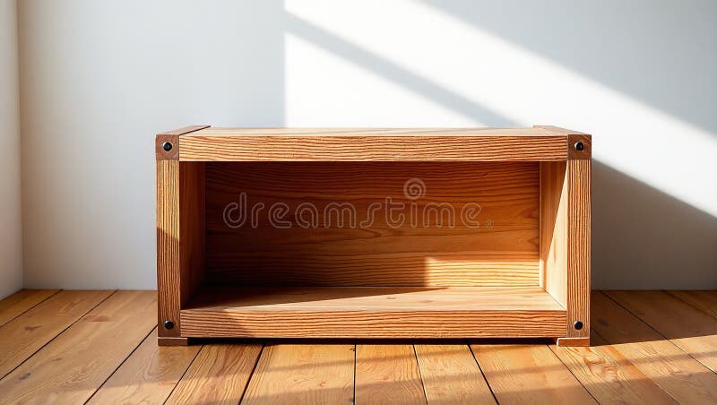 Rustic Wooden Chest Empty Display Box for Product Photography and ...