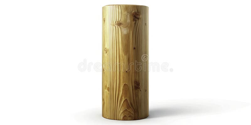 Rustic Wooden Column a Natural Architectural Element for Interior or ...