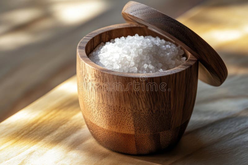 Salt Container Rustic Kitchen Counter Stock Photos - Free & Royalty ...