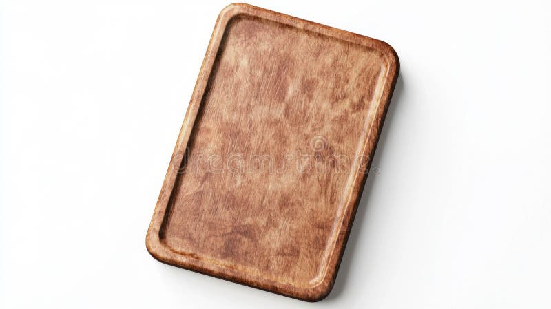 Rustic Wooden Cutting Board Empty Book Shape Design Stock Photos - Free ...