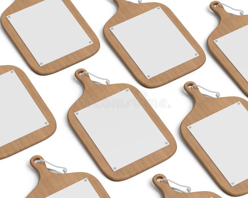 Rustic Wooden Cutting Board Menu for Culinary Presentation Stock Photo ...