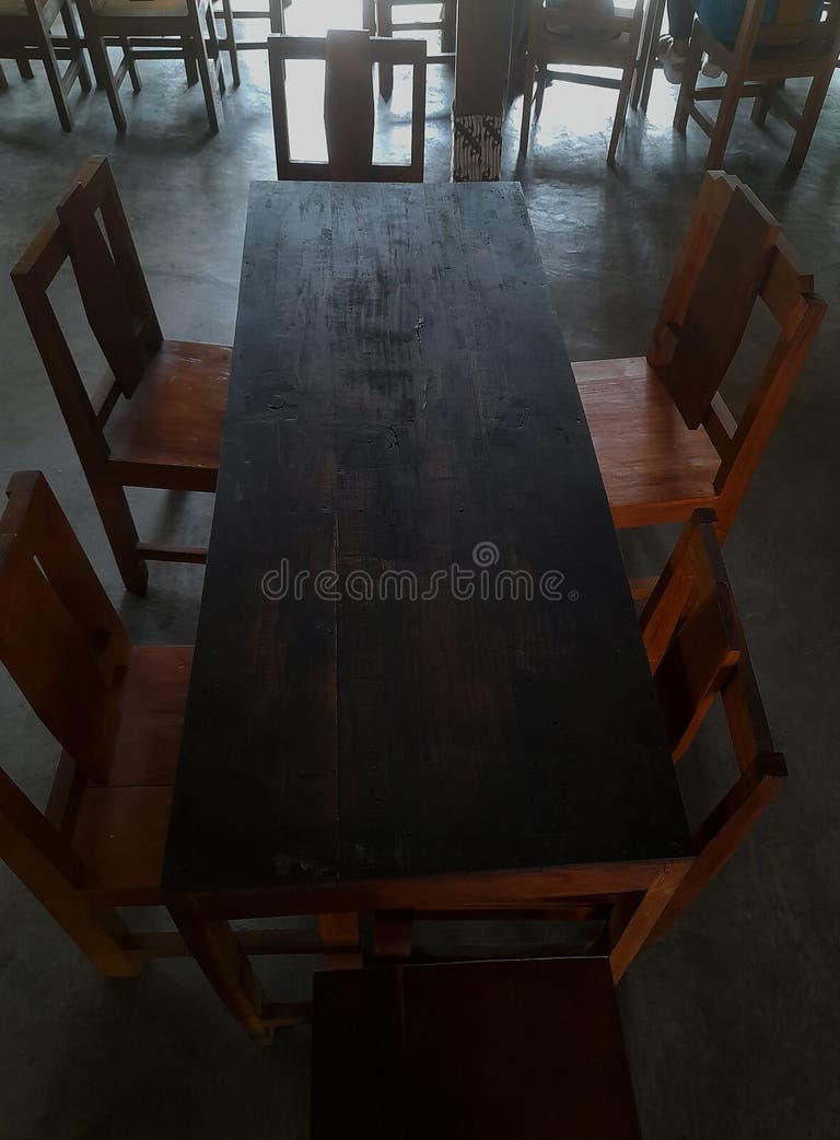 1,109 Rectangular Wooden Dining Table Stock Photos - Free & Royalty ...