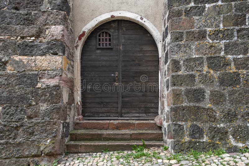 Double Door of Medieval Castle Stock Photo - Image of germany, landmark ...