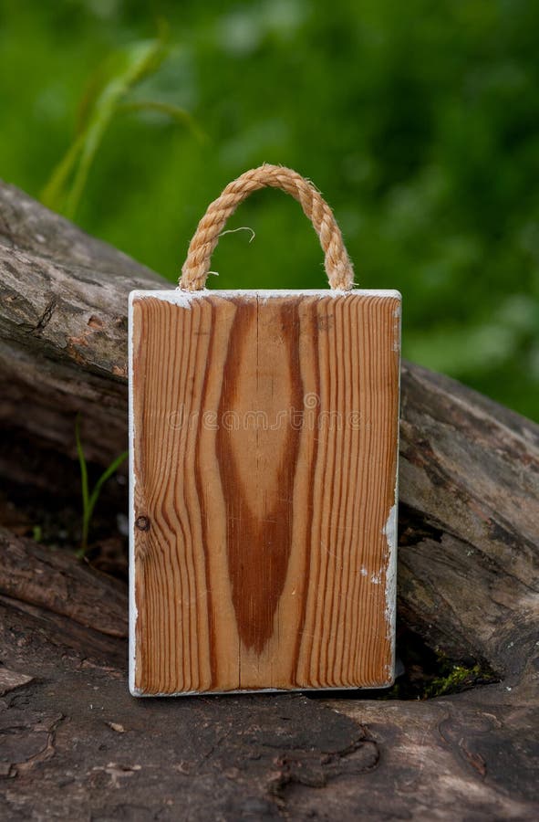 Rustic Wooden Empty Board on the Tree Offers Empty Copyspace Stock ...