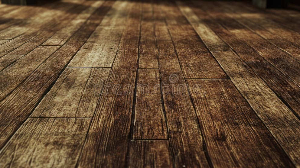 Rustic Wooden Floorboards with Natural Light and Shadows Texture ...