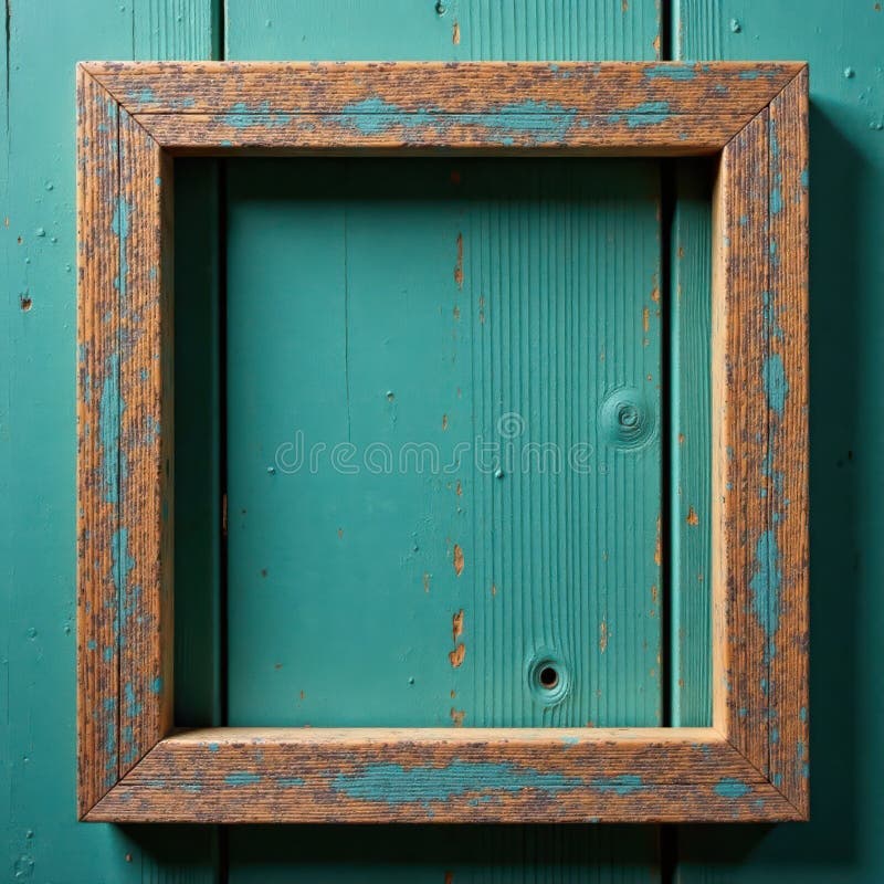 Rustic Wooden Frame, Aged Patina, Distressed Wood, Surface, Texture ...