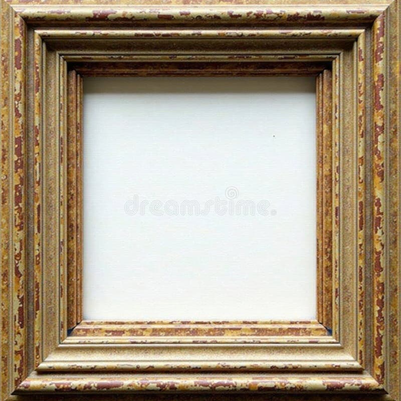 Rustic Wooden Frame, Blank Canvas Simple, Elegant Design , Blank ...