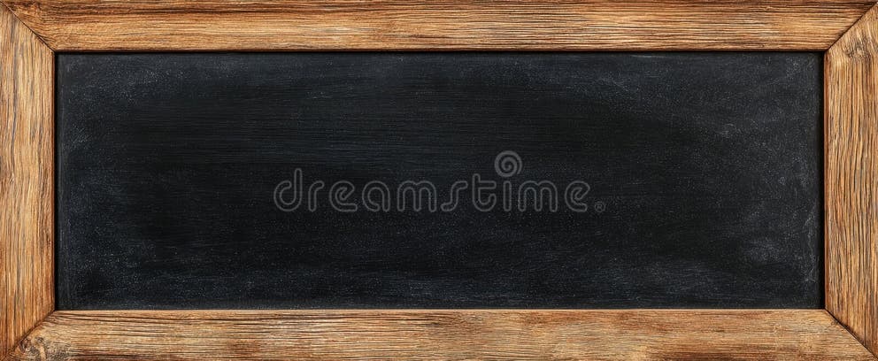 The Rustic Wooden-framed Chalkboard Ready for Creative Messages and ...