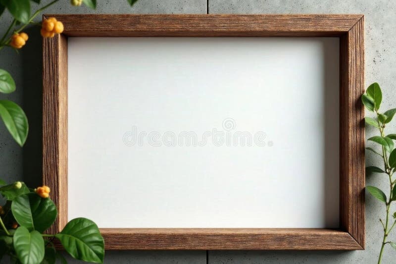Rustic Wooden Frames, Natural Textures, Diverse Shapes , Earth Tones ...
