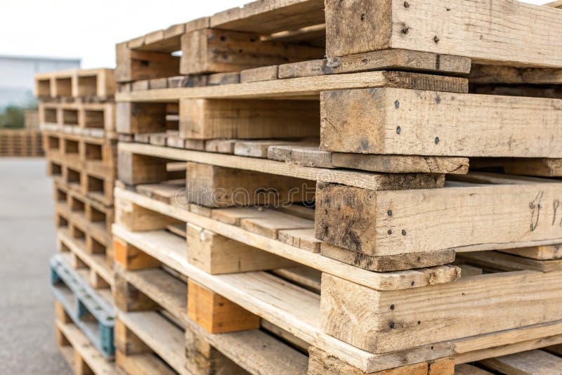 Rustic Wooden Pallet Texture Stock Illustration - Illustration of decor ...