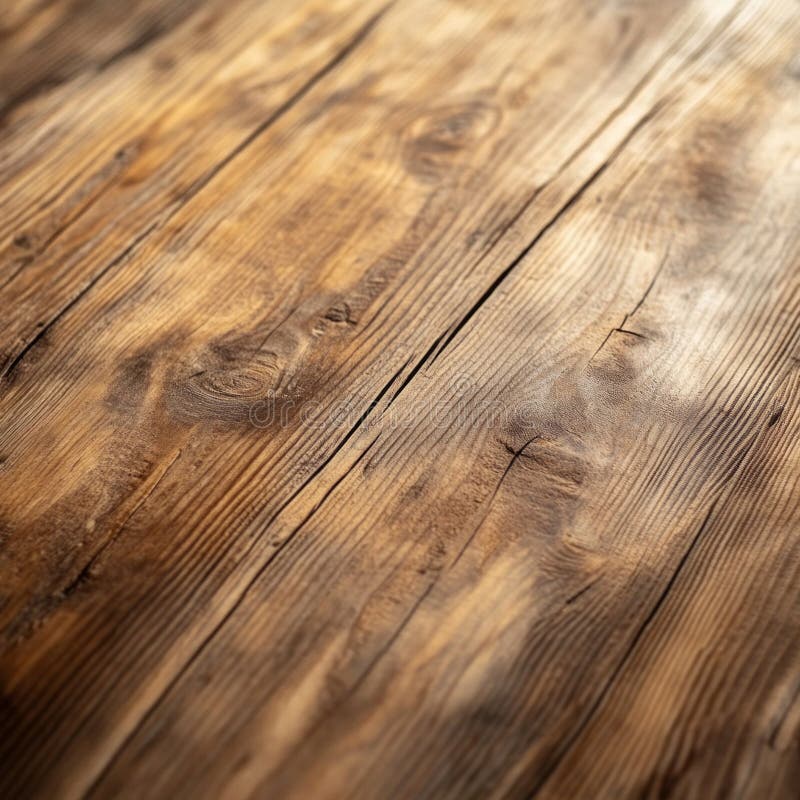 Rustic Wooden Plank Surface with Warm Texture and Natural Grain Patterns Stock Photo - Image of ...