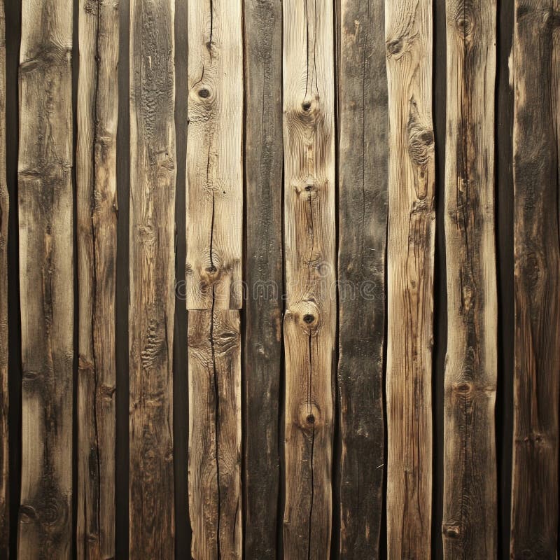 Rustic Wooden Plank Wall Texture with Natural Grain Patterns and ...