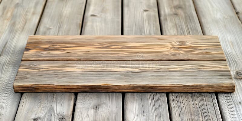 Rustic Wooden Plank on Weathered Deck - Natural Aged Timber Texture ...