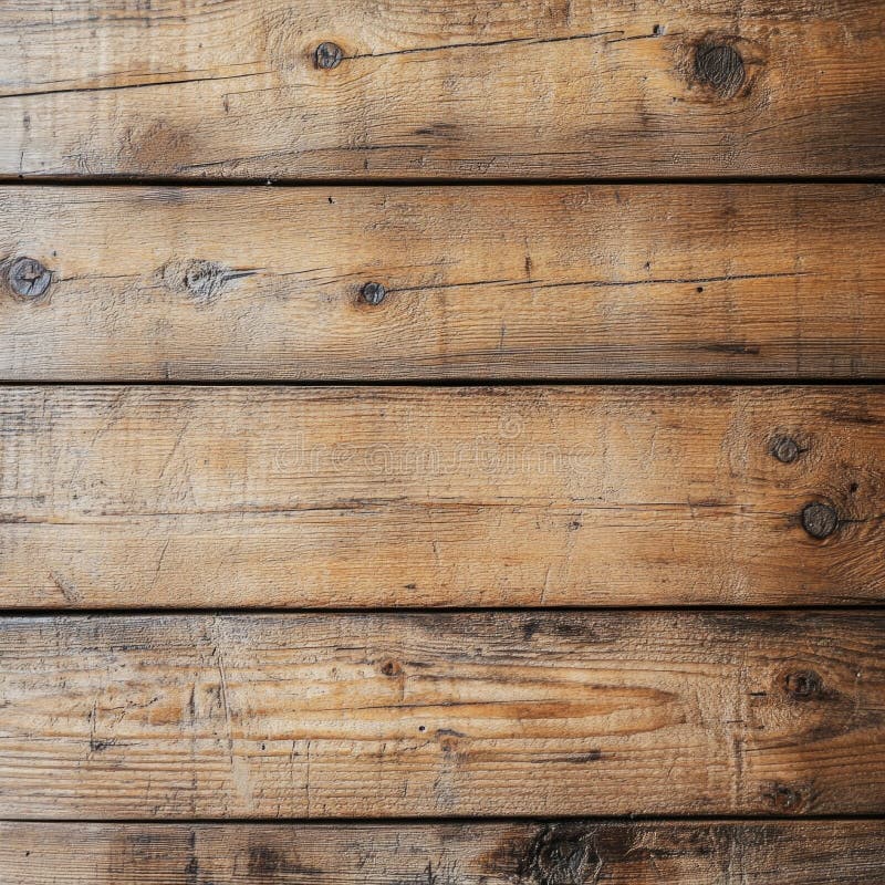 Rustic Wooden Planks with Natural Grain and Texture Stock Image - Image ...
