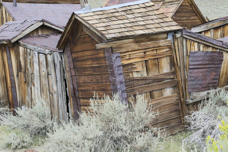 Wooden Shacks on Rocky Coast Stock Photo - Image of buildings ...