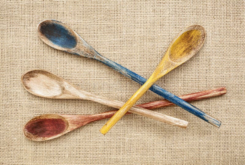 Rustic wooden spoons stock photo. Image of utensil, craft - 28085358