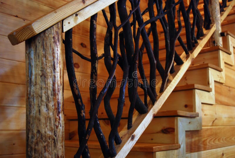 Rustic Wooden Staircase stock photo. Image of interior - 3063228