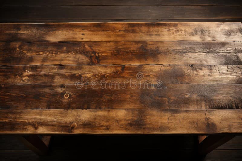 Rustic Wooden Table Top stock illustration. Illustration of grain ...