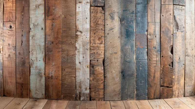 Rustic Wooden Texture with Bright Light on Old Brown Wall and Table ...