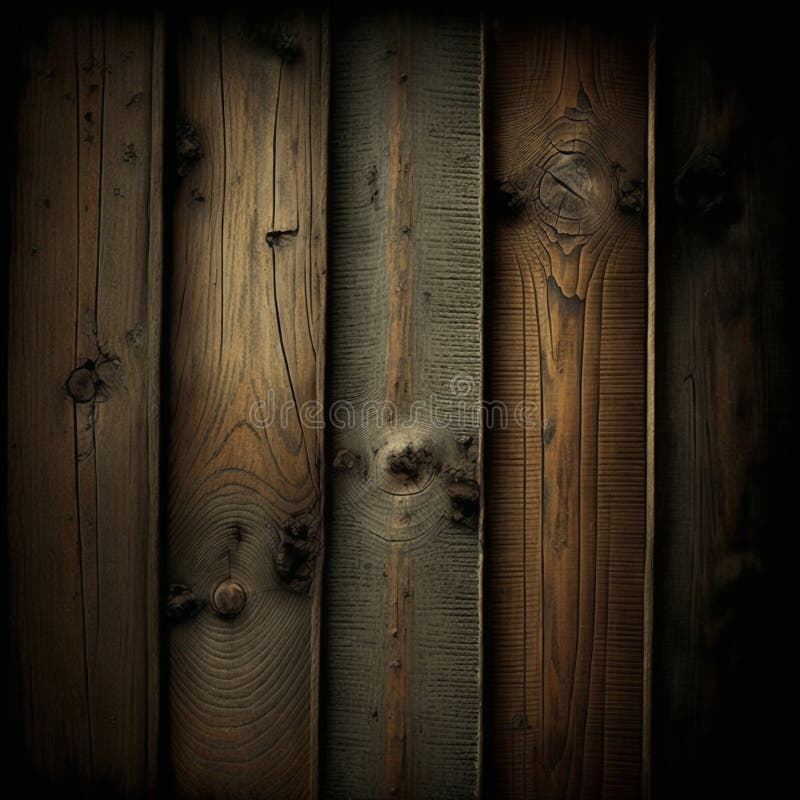 Rustic Wooden Texture: Dark Brown and Gray Vertical Planks Stock ...